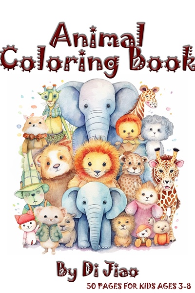 Animal coloring book